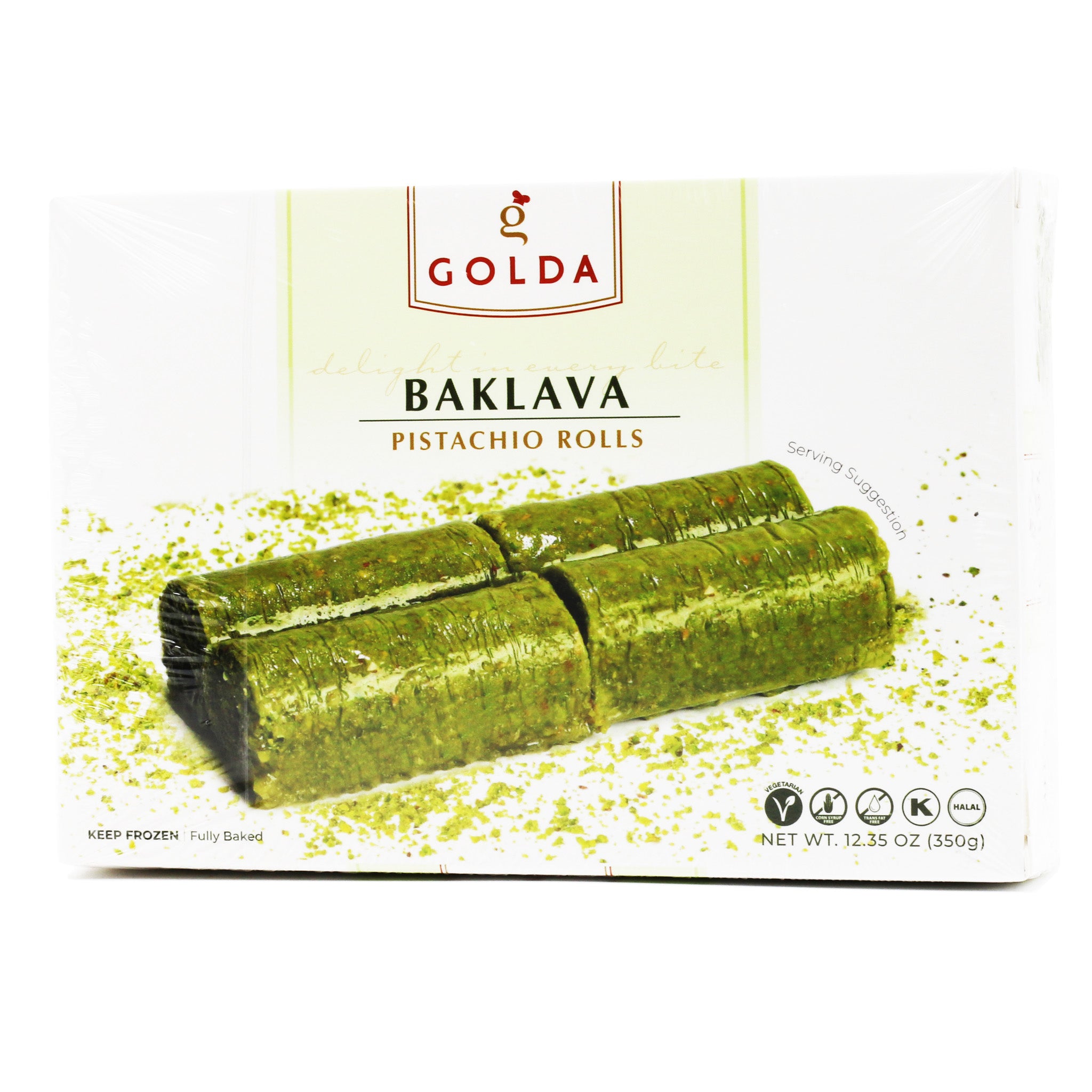 Golda Pistachios Rolls 12.35 Oz (350 Gr) – Qualita Food Store