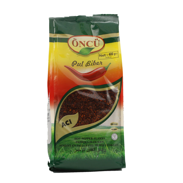 Oncu Hot Pepper Flakes 400 Gr (Aci pul biber) – Qualita Food Store